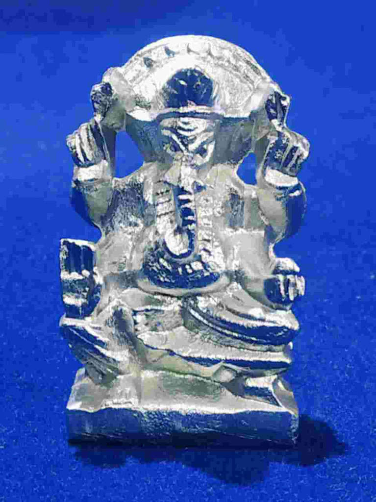 Pran-Pratishthit Parad Mahalaxmi Idol / Murti / Parad – 77 Gram ...
