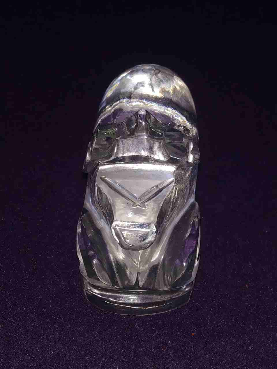 Energized Sphatik (Crystal) Nandi – For Prosperity & Happiness- 75 to ...