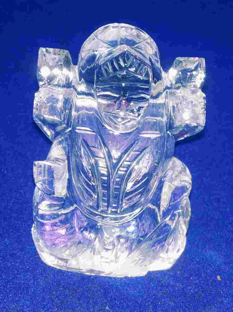 Original Crystal Mahalaxmi Idol / Murti / Sphatik – Abhimantrit – 126.80 Gram ( Mahalakshmi ...