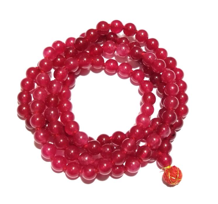 Genuine Natural Red Hakik Mala & Certified 6mm & 108 Beads – Shivaago