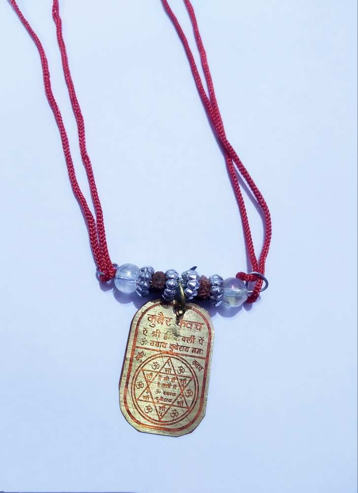 Abhimantrit Shani Yantra Locket With Neeli Stone Genuine Product – Shivaago