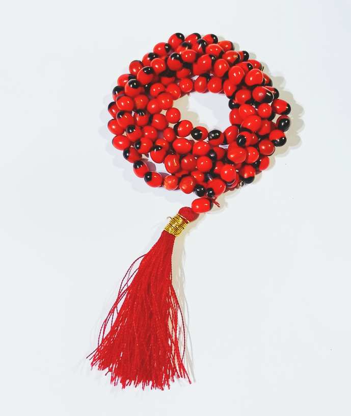 Certified Red & Black Gunja Mala, Original & Genuine – Shivaago