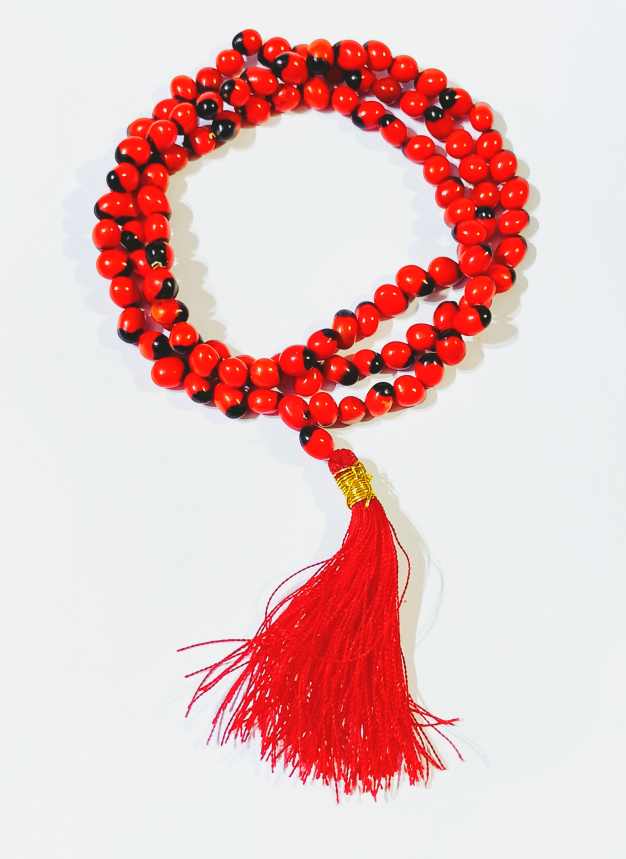 Certified Red & Black Gunja Mala, Original & Genuine – Shivaago