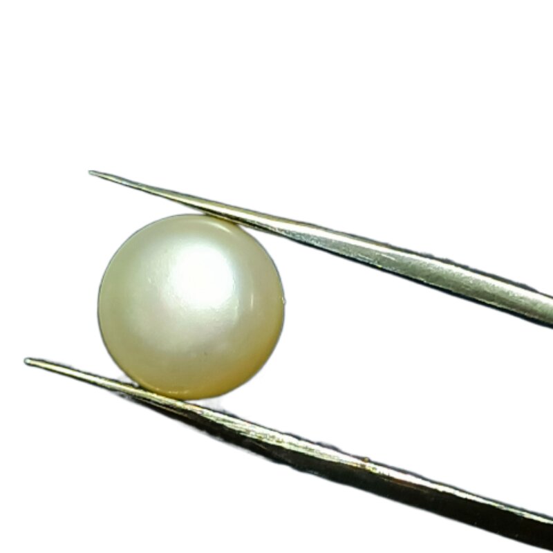 Abhimantrit Natural Pearl (Moti) Stone Original & Lab Certified – 11.25 ...
