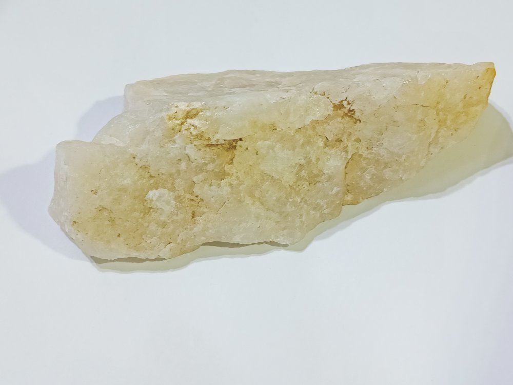 Abhimantrit Natural White Quartz (Sphatik) Certified (1 Piece) – Raw ...