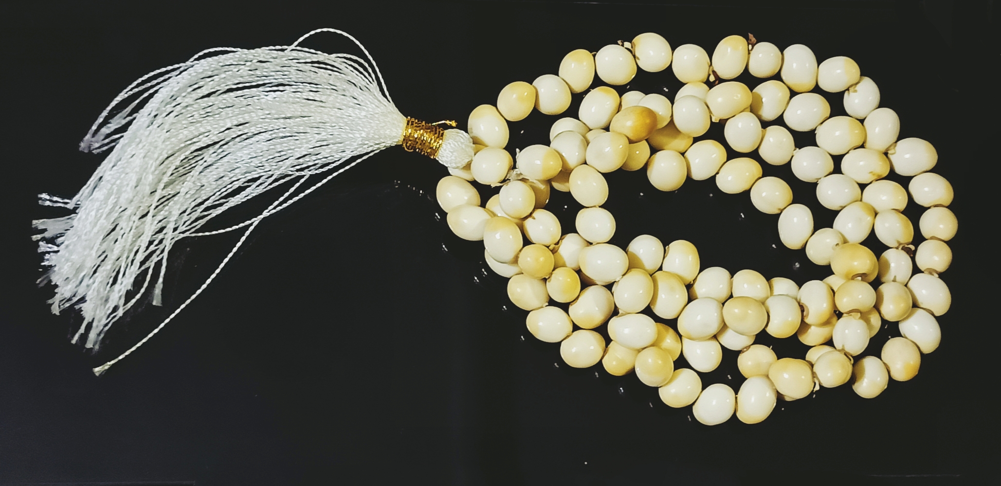 Abhimantrit Certified White Gunja Mala – For Karz Related & Power to ...