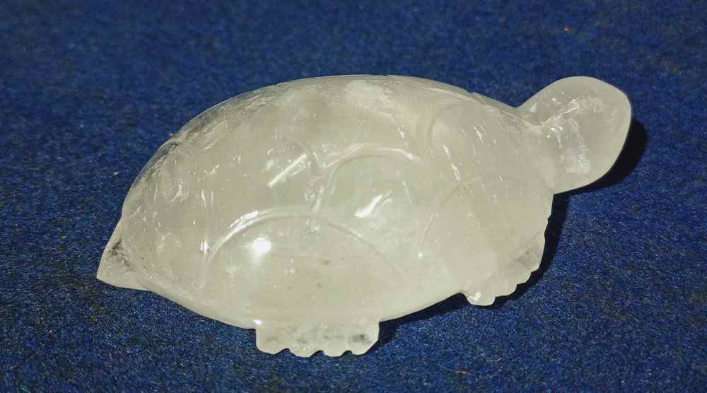 Genuine Indian Sphatik Kachua (Tortoise) & Lab Certified -50 to 55 Gram ...