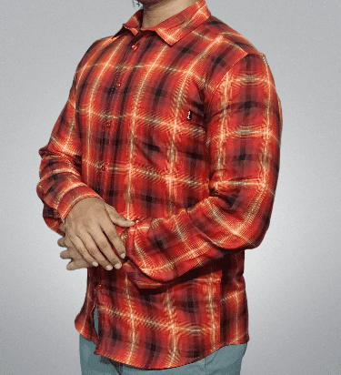 Red Big Checks Pattern Cotton Shirts for Men – Shivaago