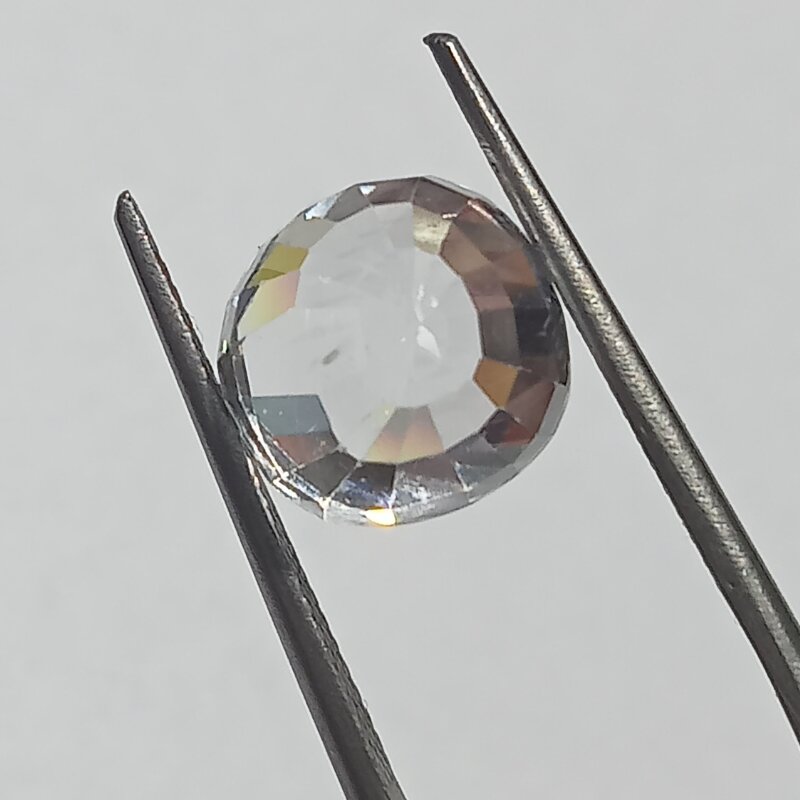Mantrit (Energized) White Zircon Transparent Stone & Lab Certified 9 ...