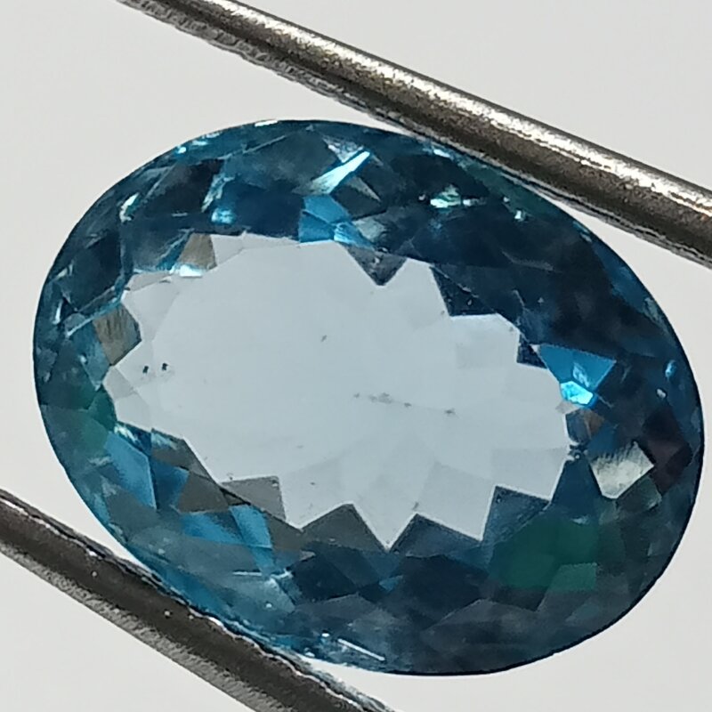 Authentic Certified Blue Topaz Stone Natural & Original Stone- 8.31 ...