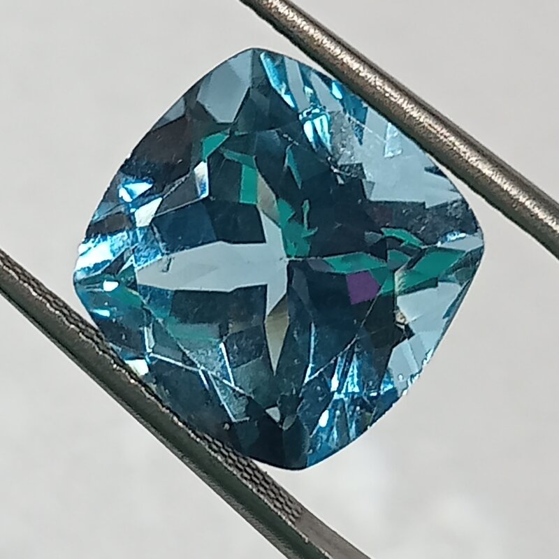 Authentic Certified Blue Topaz Stone Natural & Original Stone- 13.55 ...