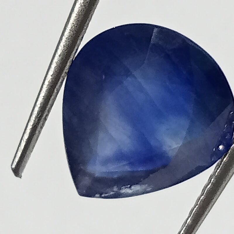 Mantrit (Energized) Blue Sapphire Pear Shape (Neelam Stone) Lab ...
