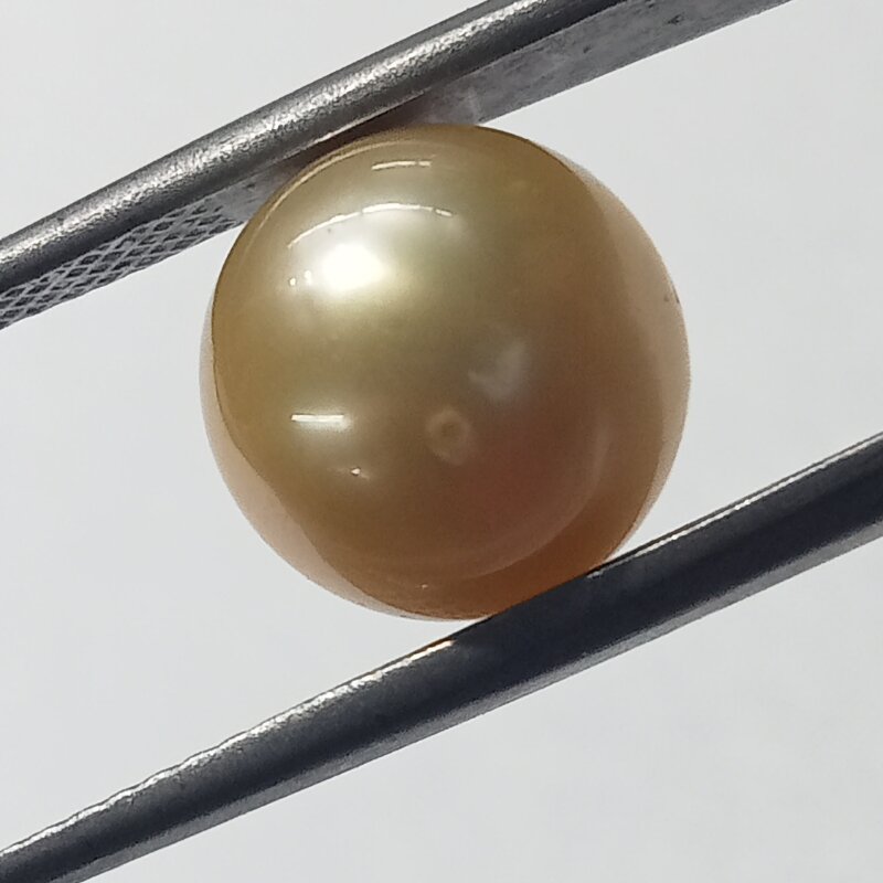 Mantrit (Energized) Natural Yellow (Golden) Pearl (Moti) Stone – 8.03 ...