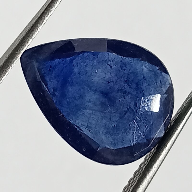 Mantrit (Energized) Blue Sapphire Pear Shape (Neelam Stone) Lab ...