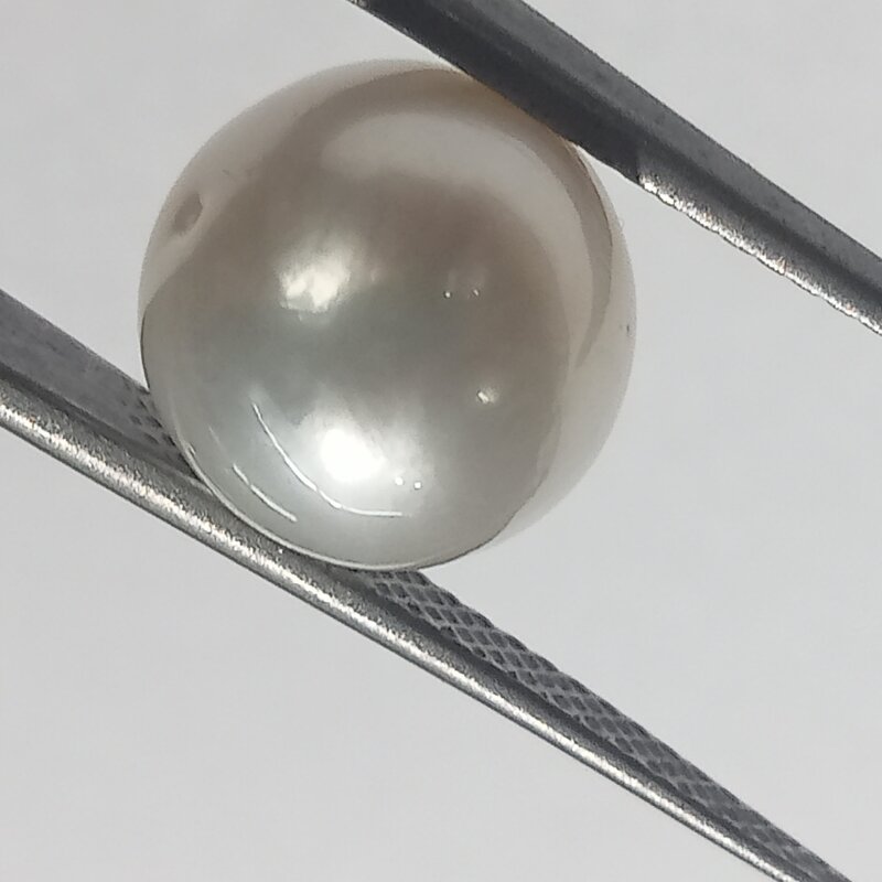 Mantrit (Energized) Authentic South Sea Pearl (Moti) Stone 9.28 Carat ...