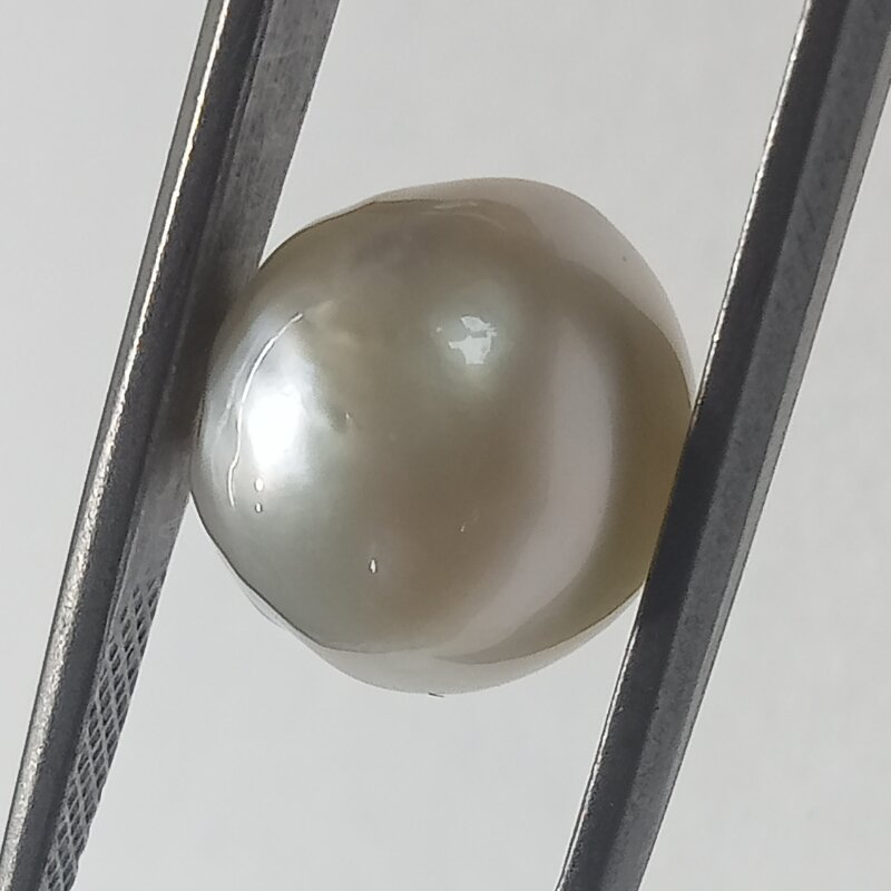 Mantrit (Energized) Authentic South Sea Pearl (Moti) Stone 9.12 Carat ...