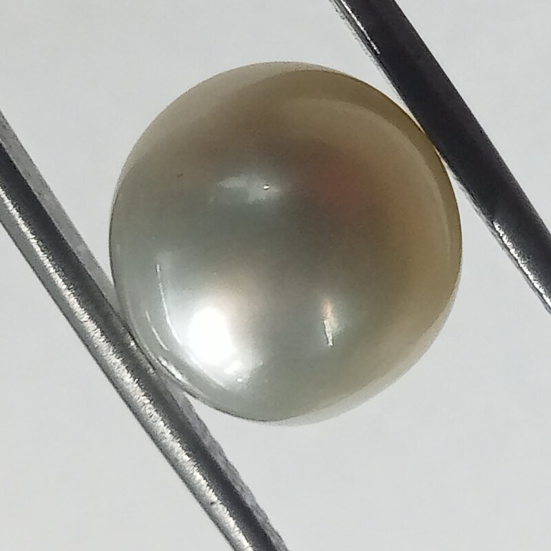 Mantrit (Energized) Authentic South Sea Pearl (Moti) Stone 9.41 Carat ...