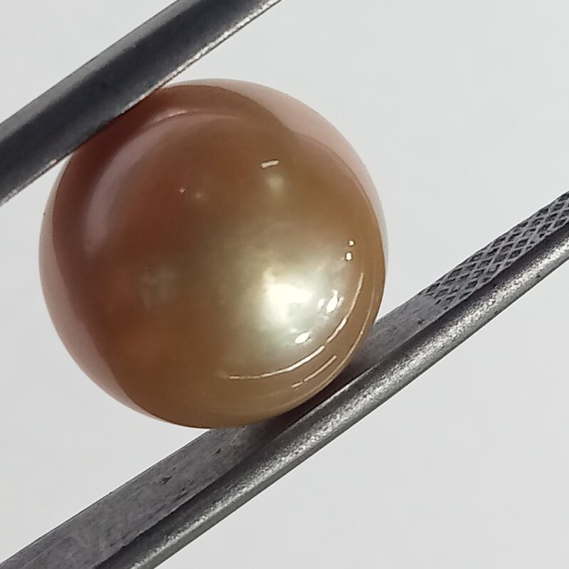 Mantrit (Energized) Natural Yellow (Golden) Pearl (Moti) Stone – 9.65 ...