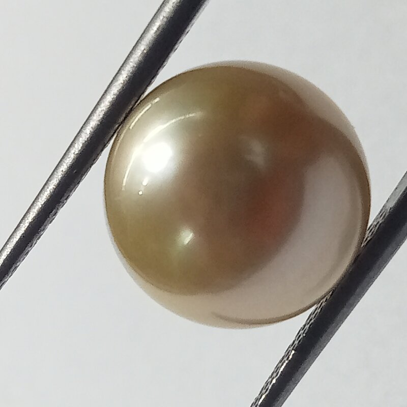 Mantrit (Energized) Natural Yellow (Golden) Pearl (Moti) Stone – 11.83 ...