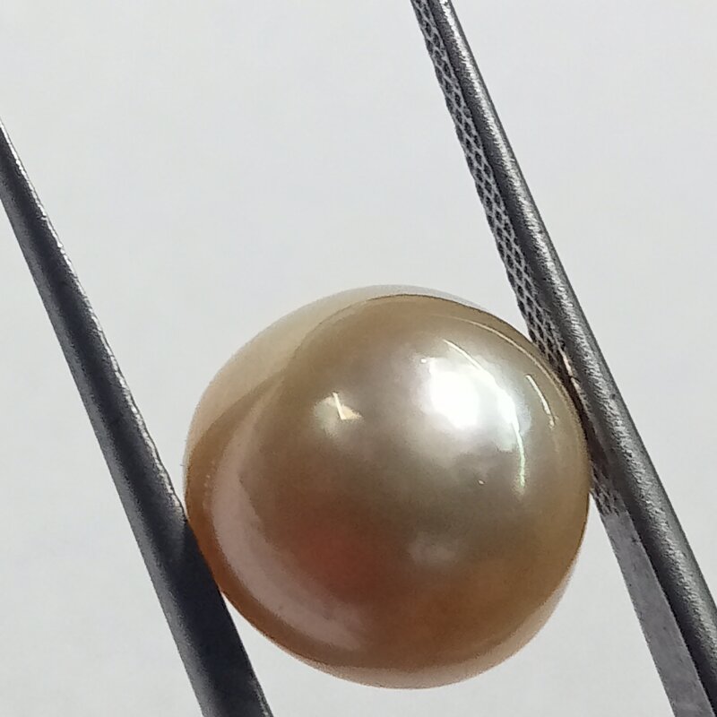 Mantrit (Energized) Natural Yellow (Golden) Pearl (Moti) Stone – 10.83 ...